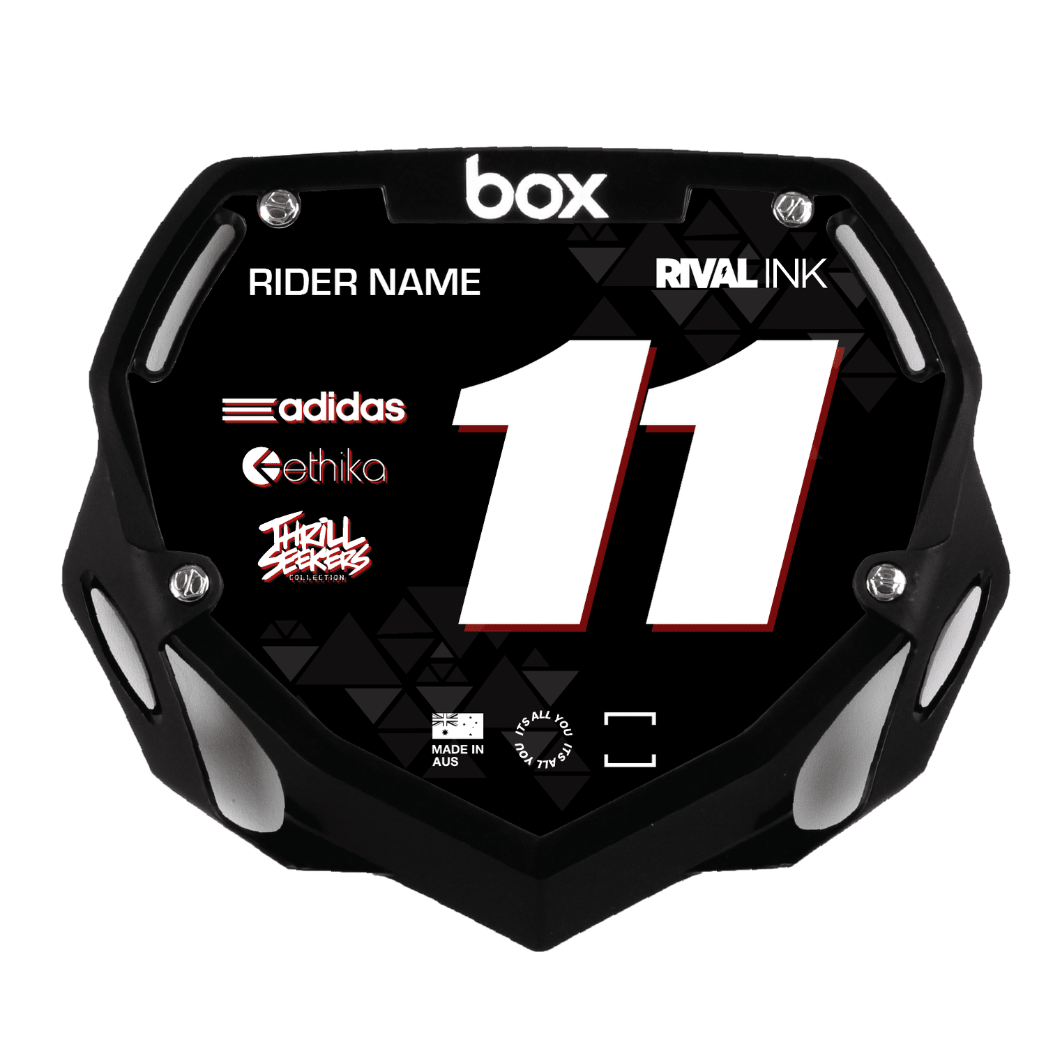 BOX CUSTOM BMX PLATE 'DIVERGENCE' | Rival Ink Design Co