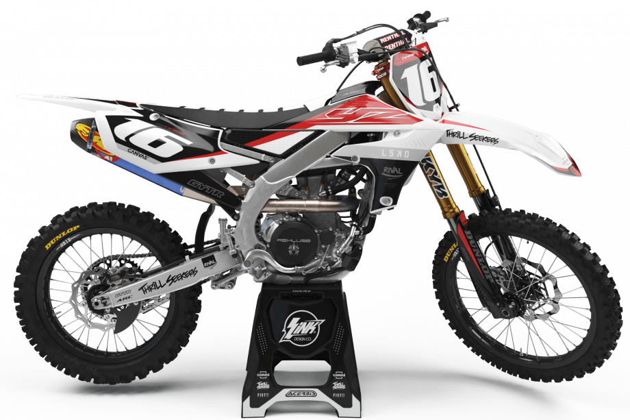 Yamaha REDUVIA WHITE Graphics Kit – Rival Ink Design Co