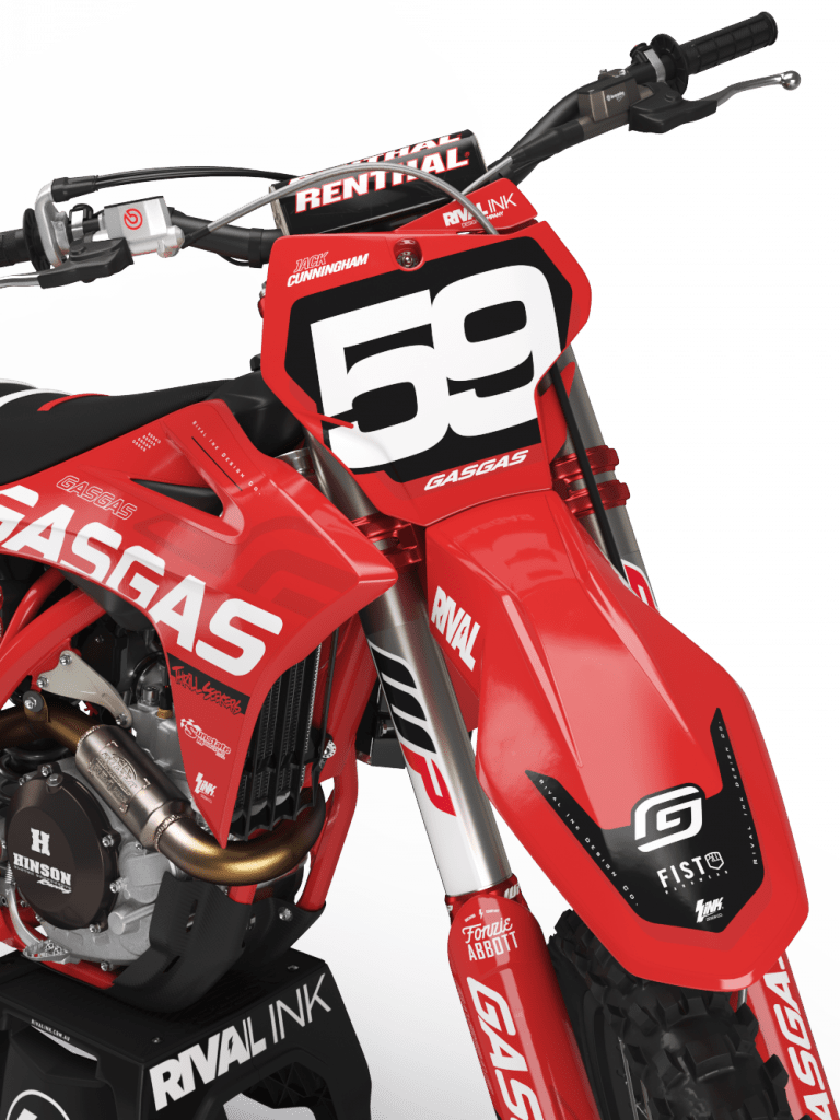 GASGAS PRESET RED Graphics Kit | Rival Ink Design Co