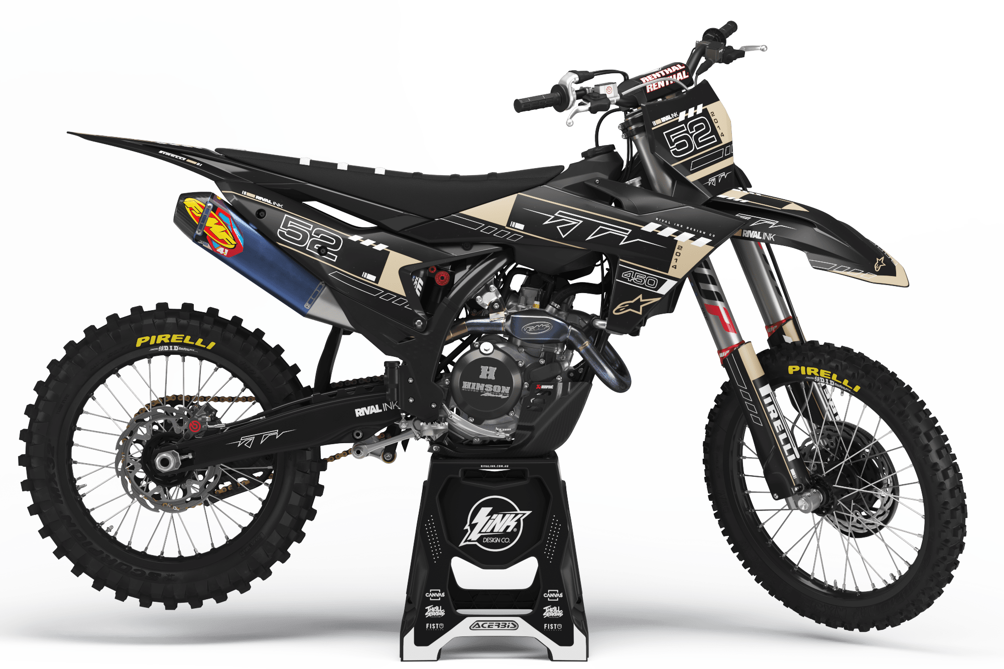 KTM CAPITAL BEIGE Graphics Kit – Rival Ink Design Co