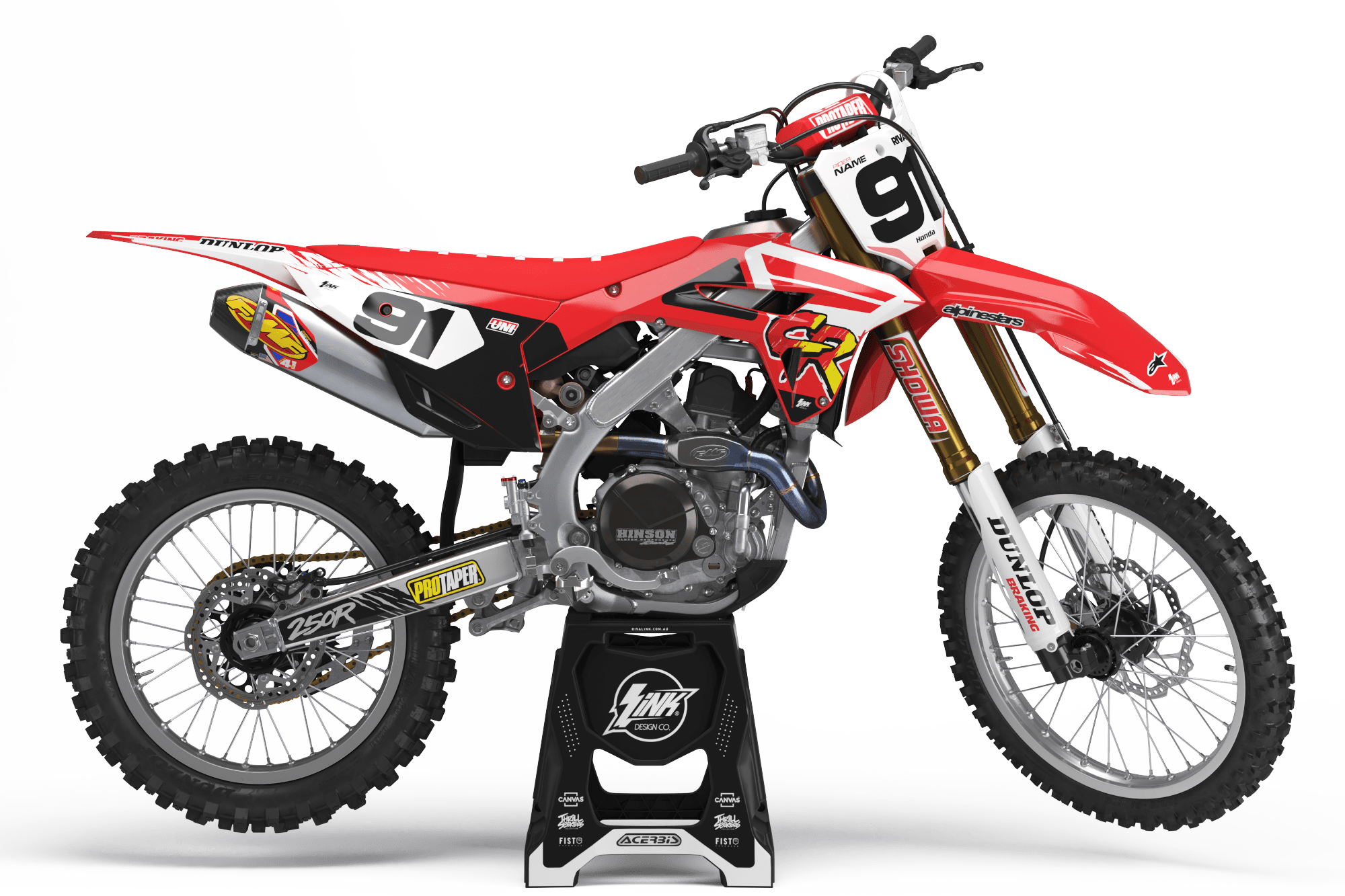 Honda RETRO 91 Graphics Kit – Rival Ink Design Co