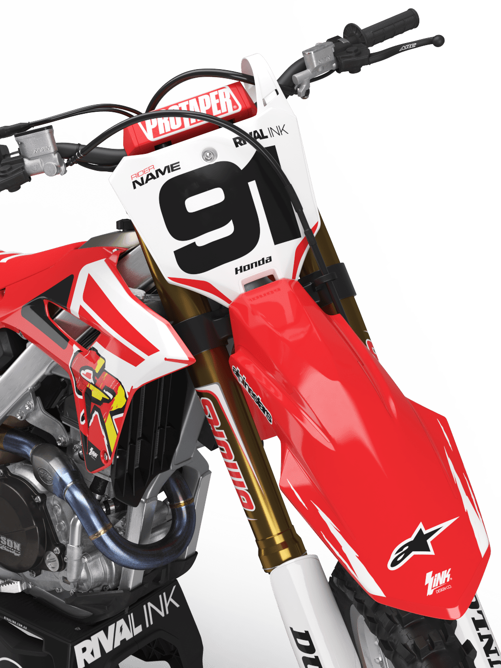 Honda RETRO 91 Graphics Kit – Rival Ink Design Co