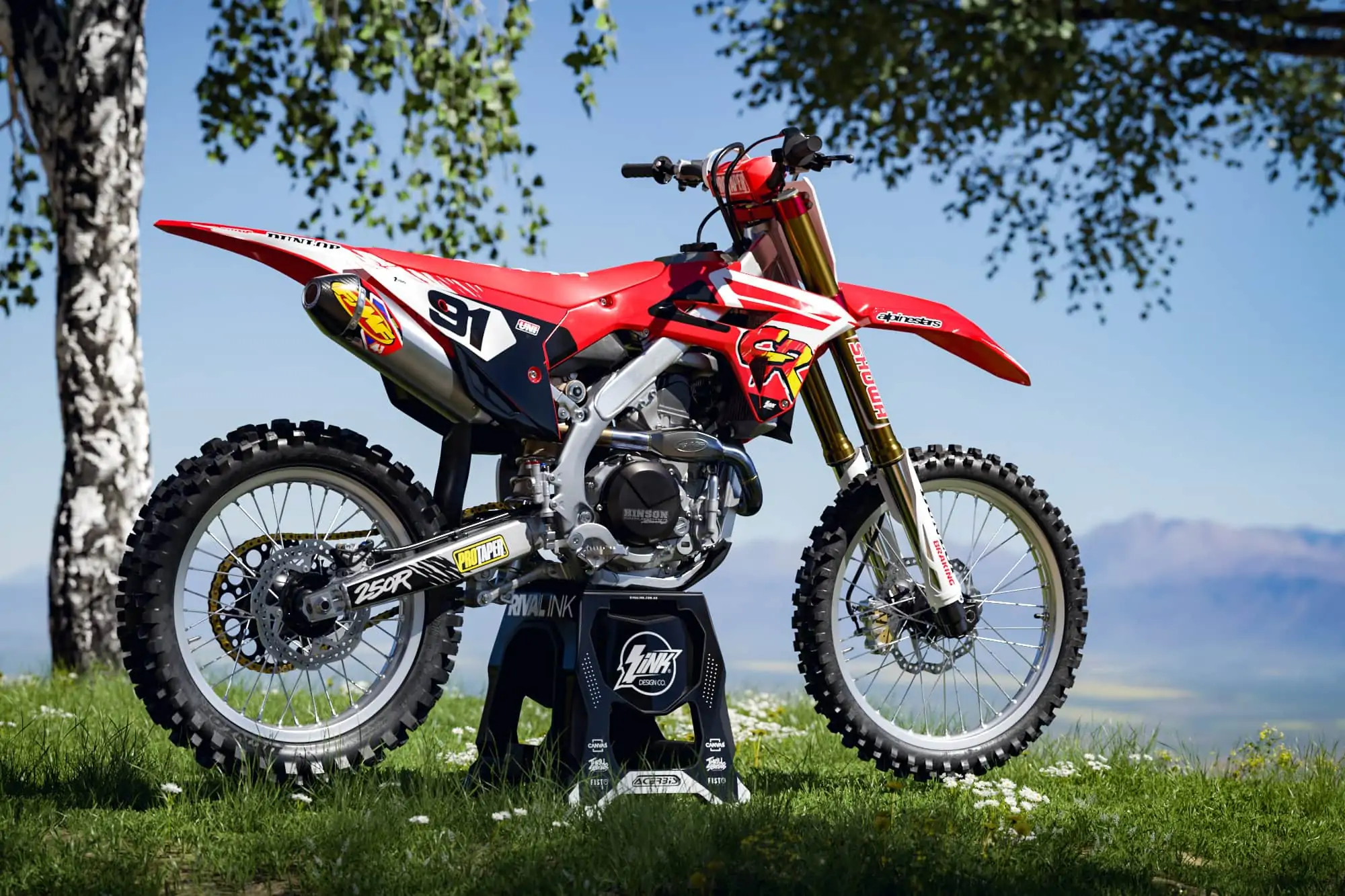 Honda RETRO 91 Graphics Kit – Rival Ink Design Co