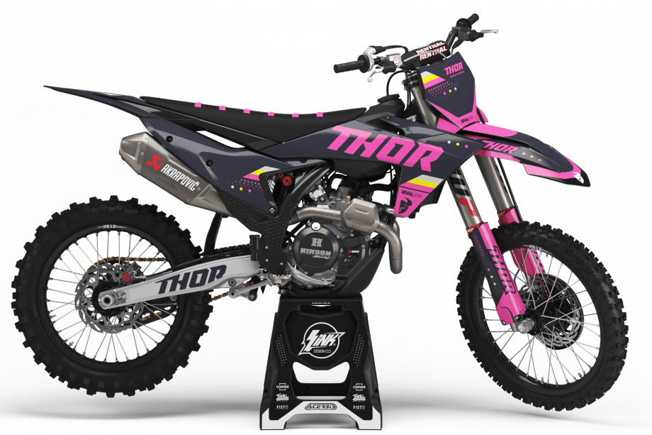THOR PULSE PINK Graphics Kit (All Bikes) | Rival Ink Design Co