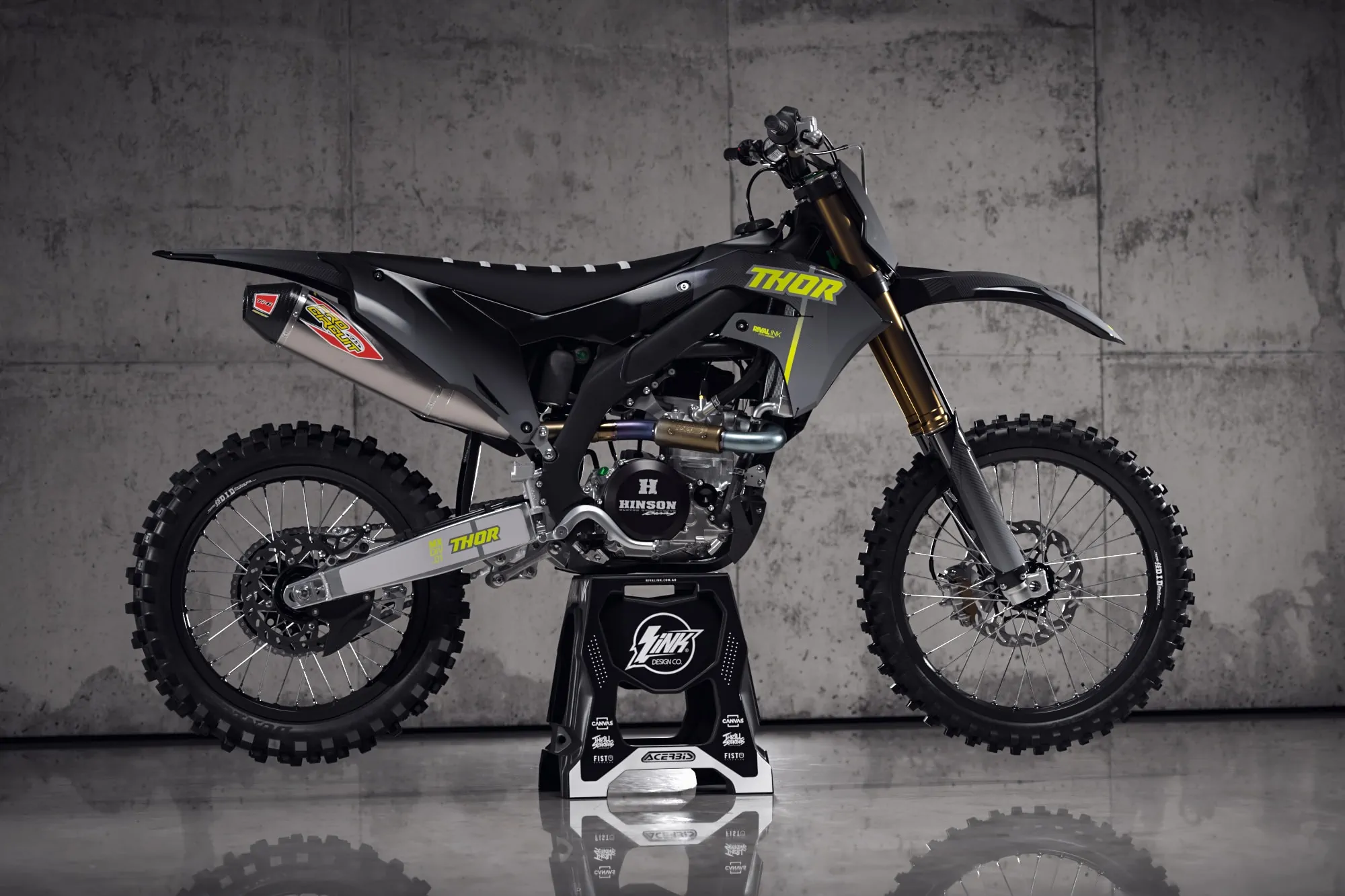 THOR TECH GREY Graphics Kit (All Bikes) – Rival Ink Design Co