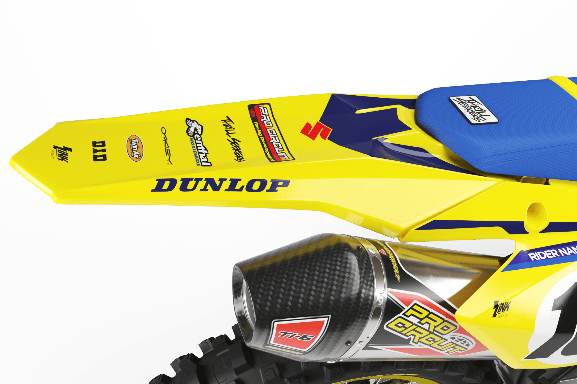 Suzuki RETRO 85 Graphics Kit – Rival Ink Design Co