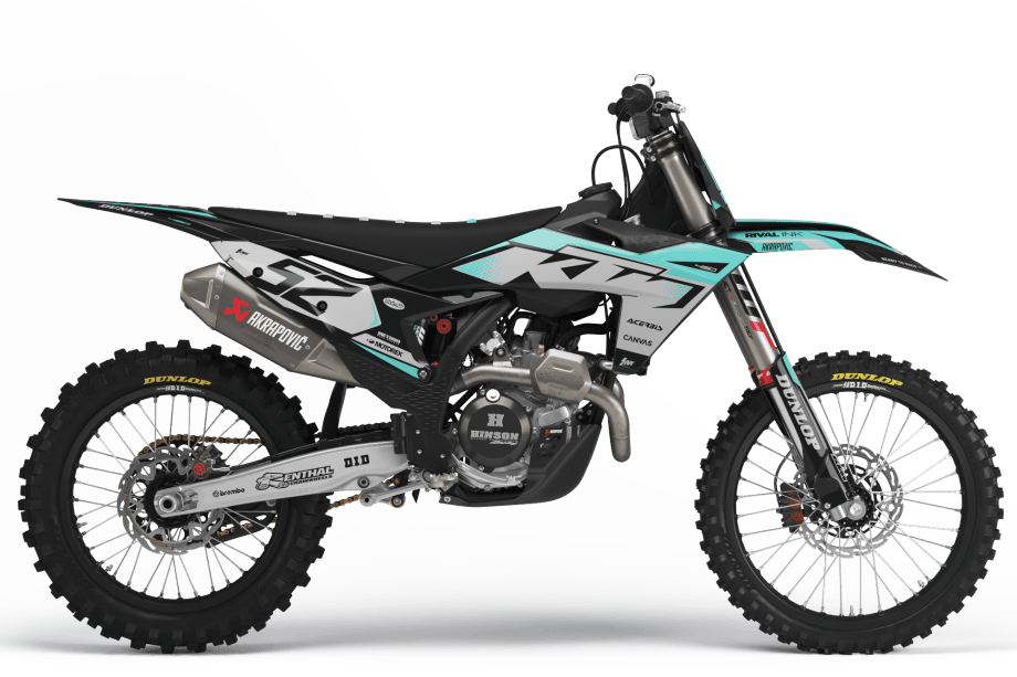 YAMAHA YZ250F 24-25 YZ450 23-25 Factory Pre-Made Graphics Kit | Rival ...