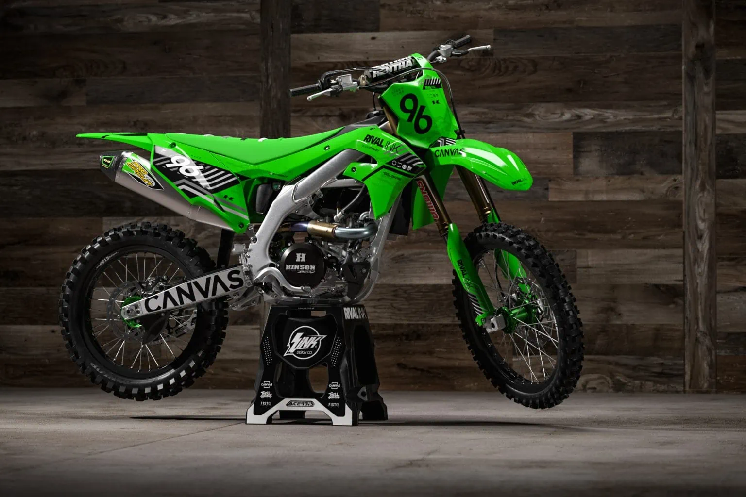 Kawasaki PROXIMITY GREEN Graphics Kit | Rival Ink Design Co