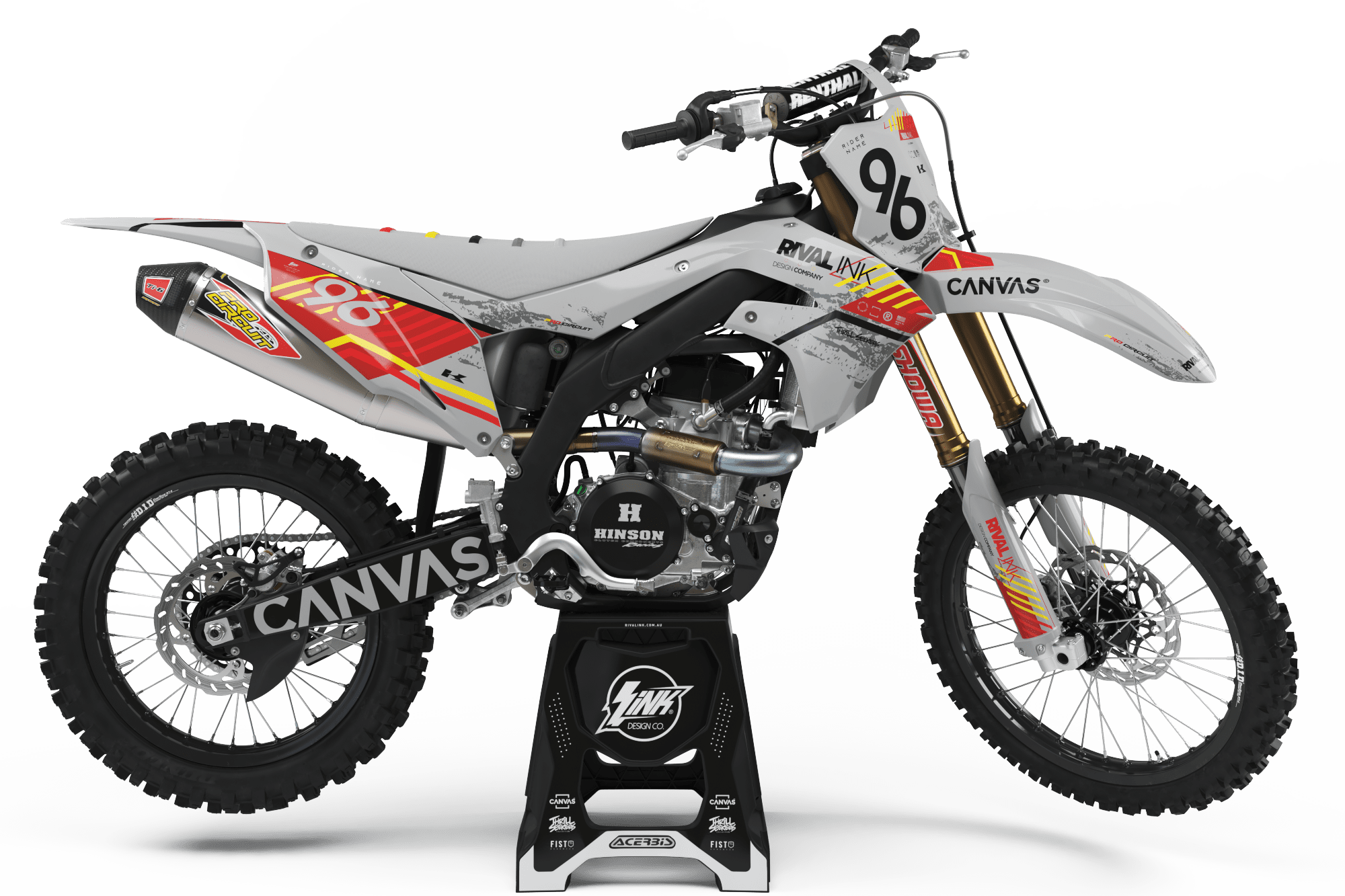 Kawasaki PROXIMITY GREY Graphics Kit – Rival Ink Design Co