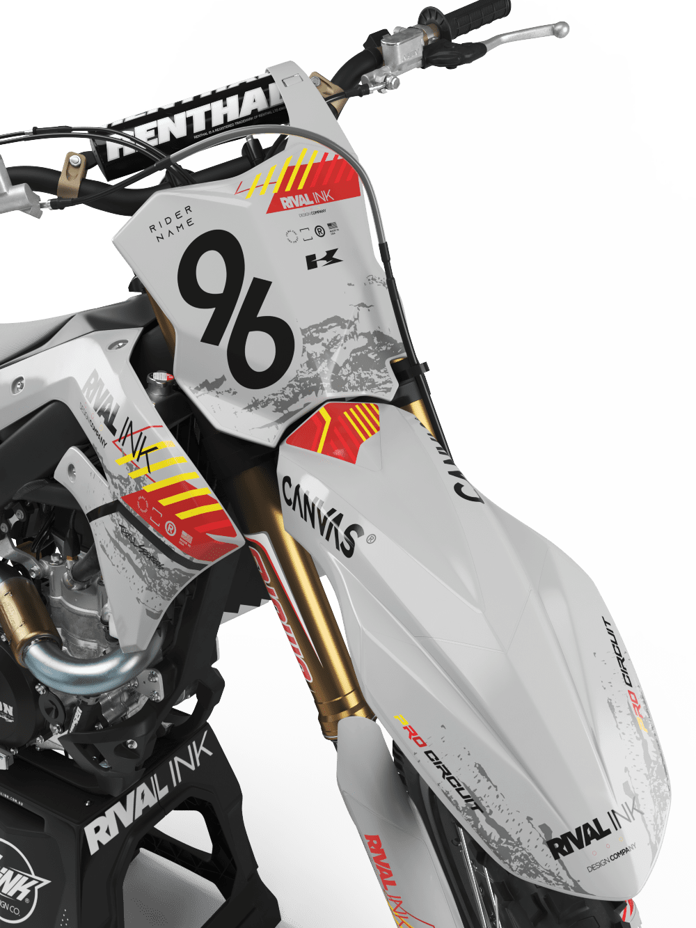 Kawasaki PROXIMITY GREY Graphics Kit – Rival Ink Design Co