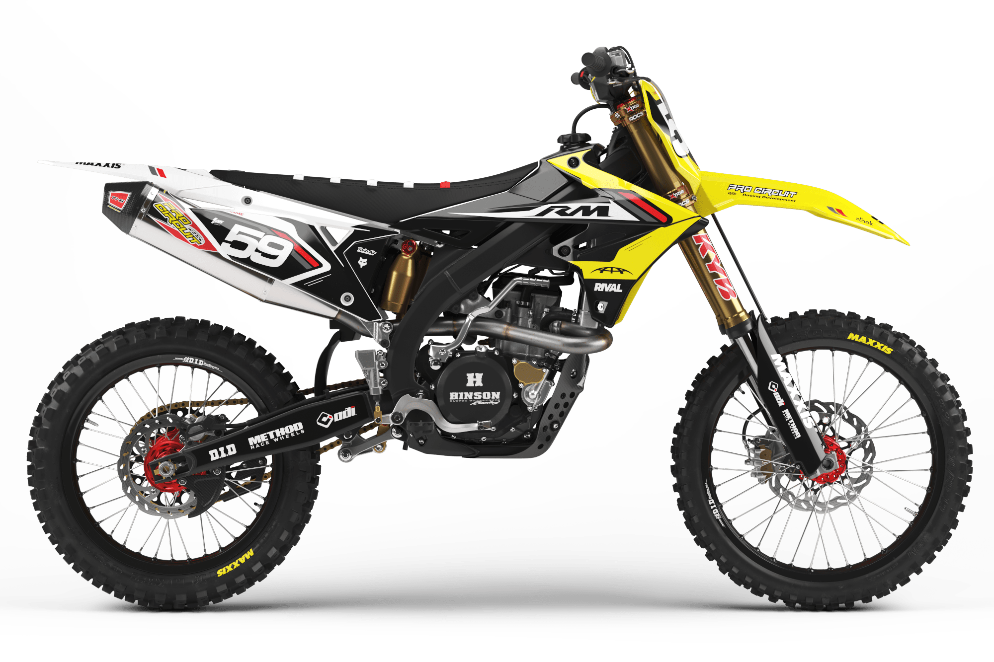 Suzuki CRUCIAL HALF Graphics Kit – Rival Ink Design Co