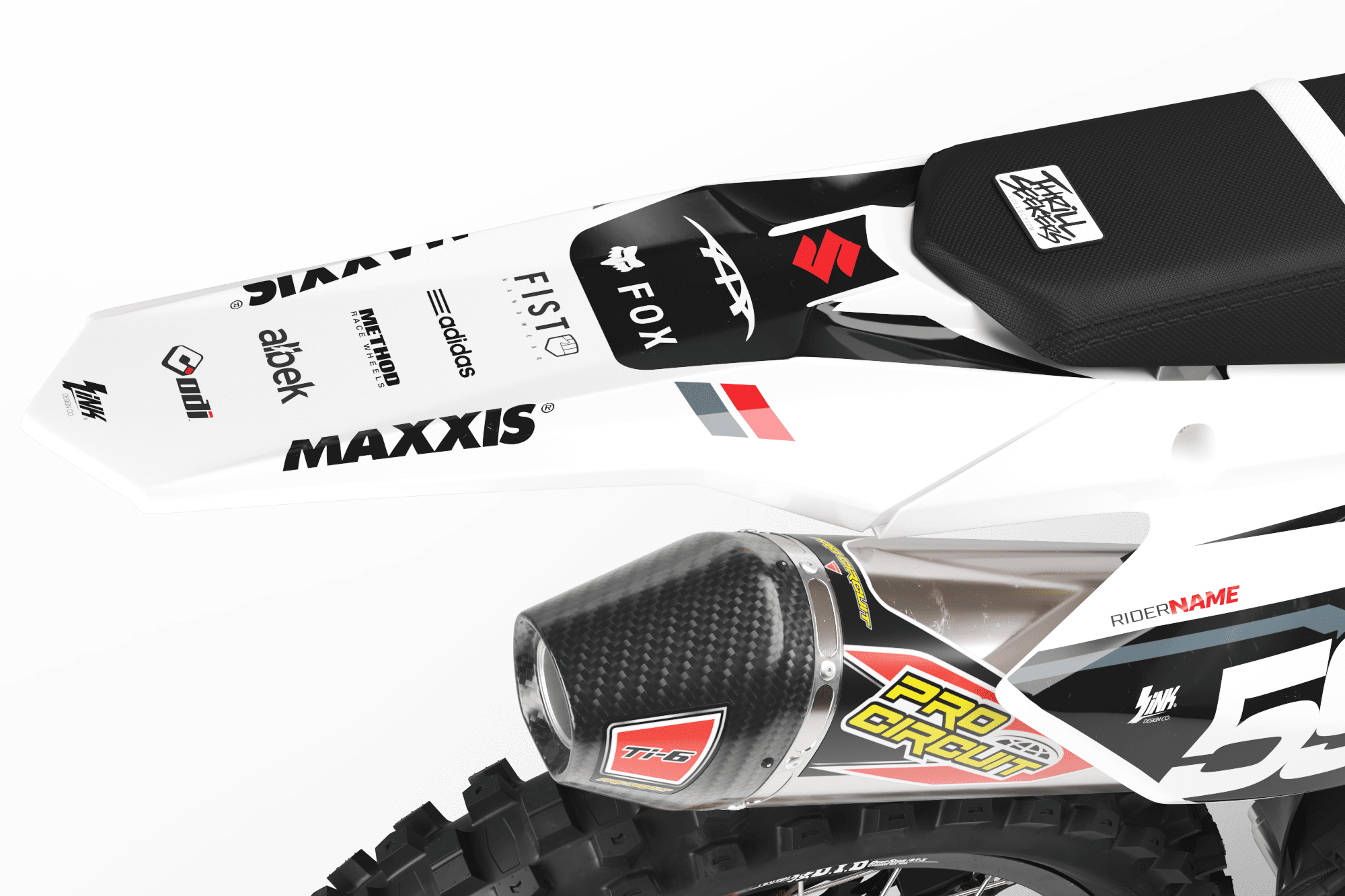 Suzuki CRUCIAL HALF Graphics Kit – Rival Ink Design Co