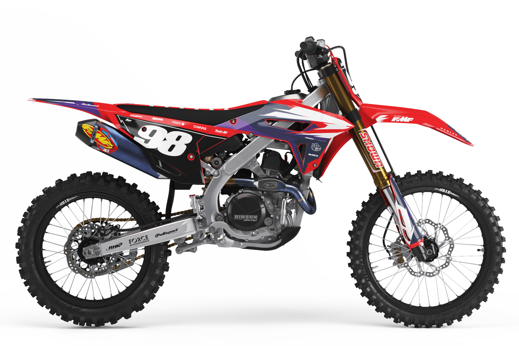 Honda SHOCKWAVE Graphics Kit – Rival Ink Design Co