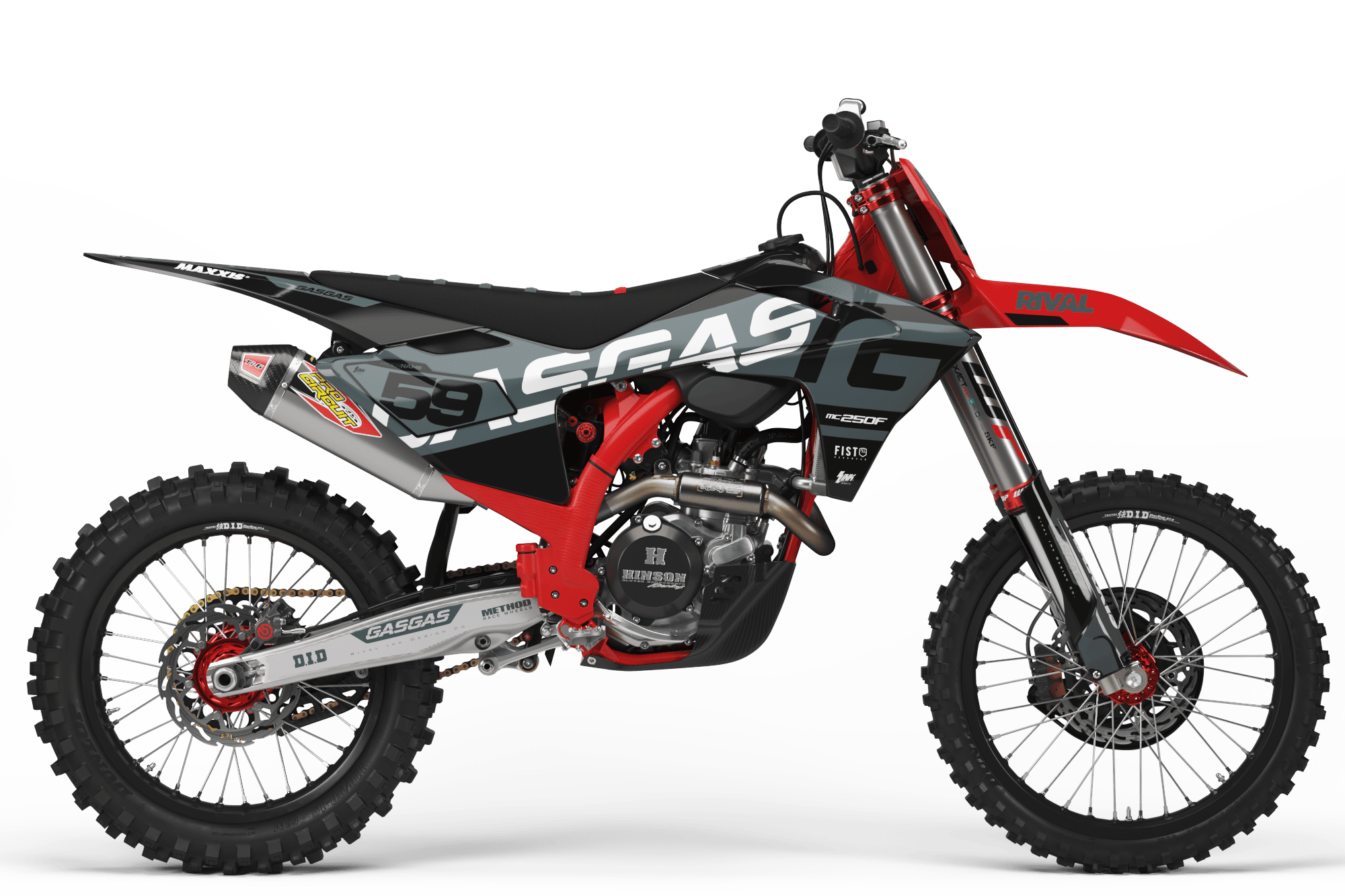 GASGAS WORKS24 MURDERED Graphics Kit – Rival Ink Design Co