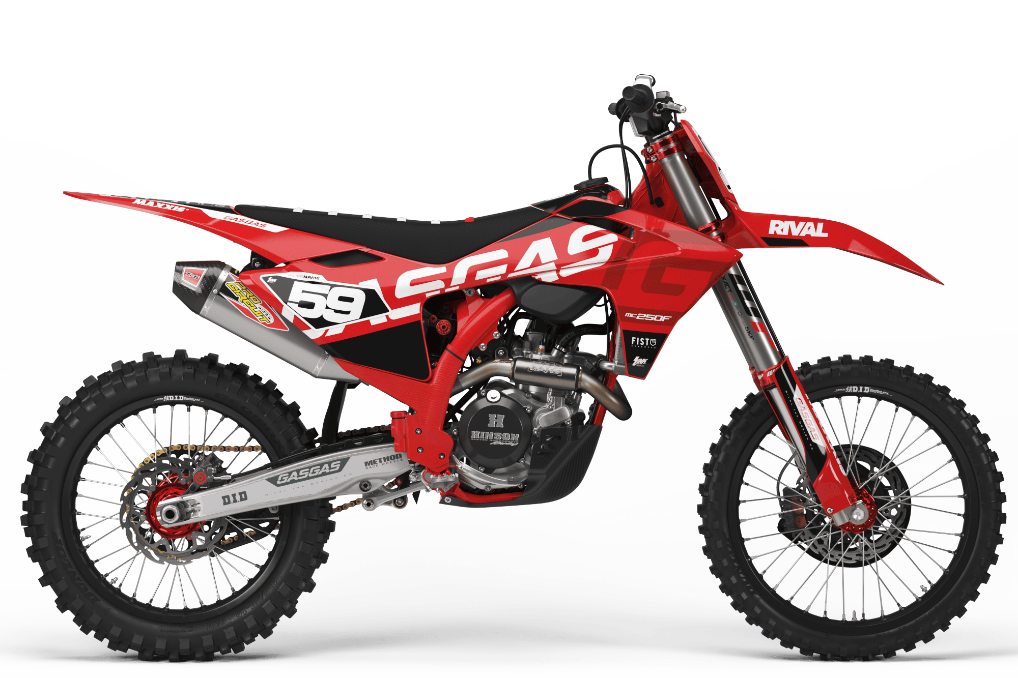 GASGAS WORKS24 Graphics Kit – Rival Ink Design Co