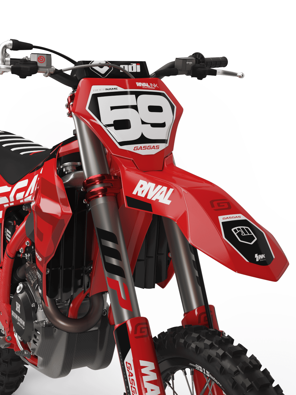 GASGAS WORKS24 Graphics Kit – Rival Ink Design Co