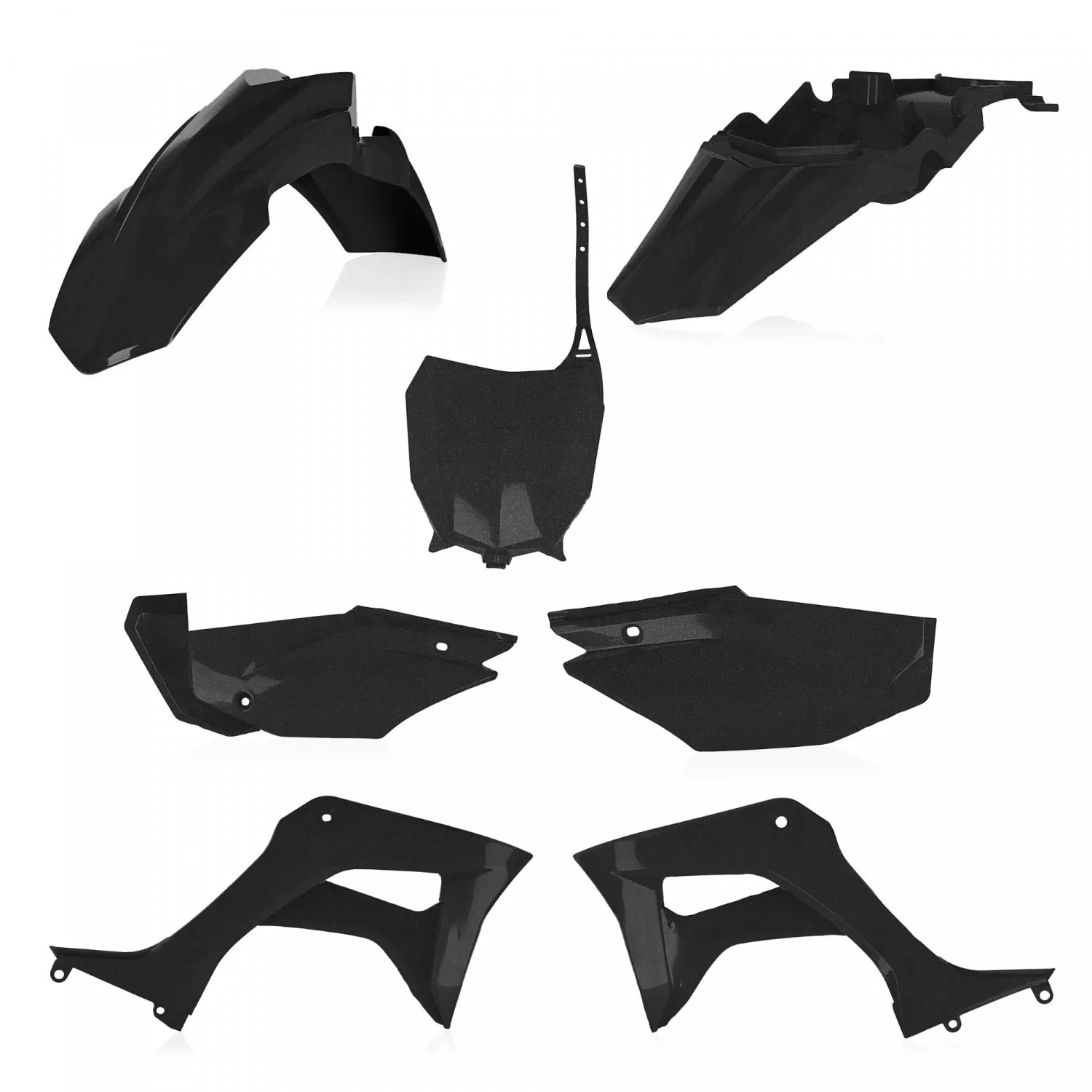 ACERBIS PLASTIC KIT HONDA CRF 110F 19-23 METALLIC BLACK | Rival Ink ...