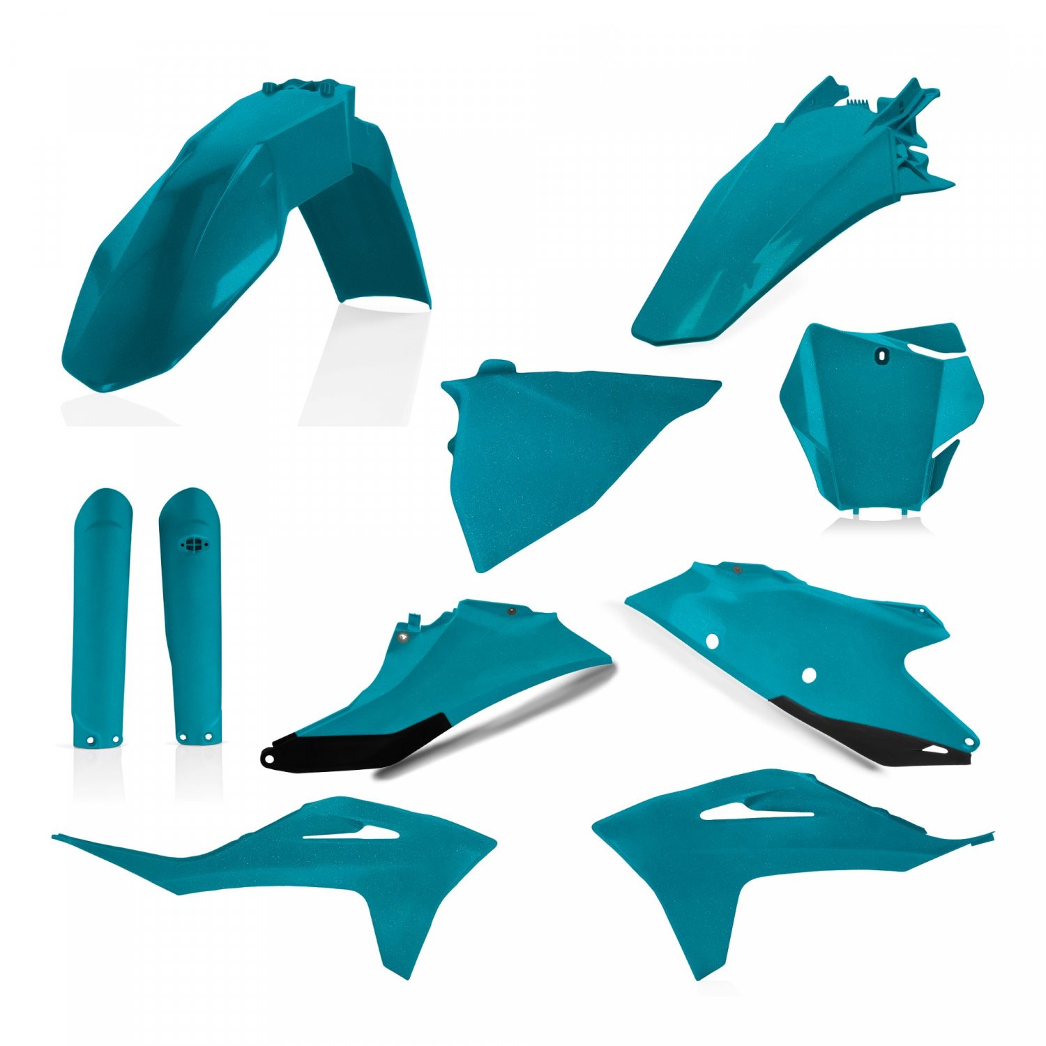 ACERBIS PLASTIC KIT GAS GAS MC MCF 21-23 METALLIC TEAL | Rival Ink ...