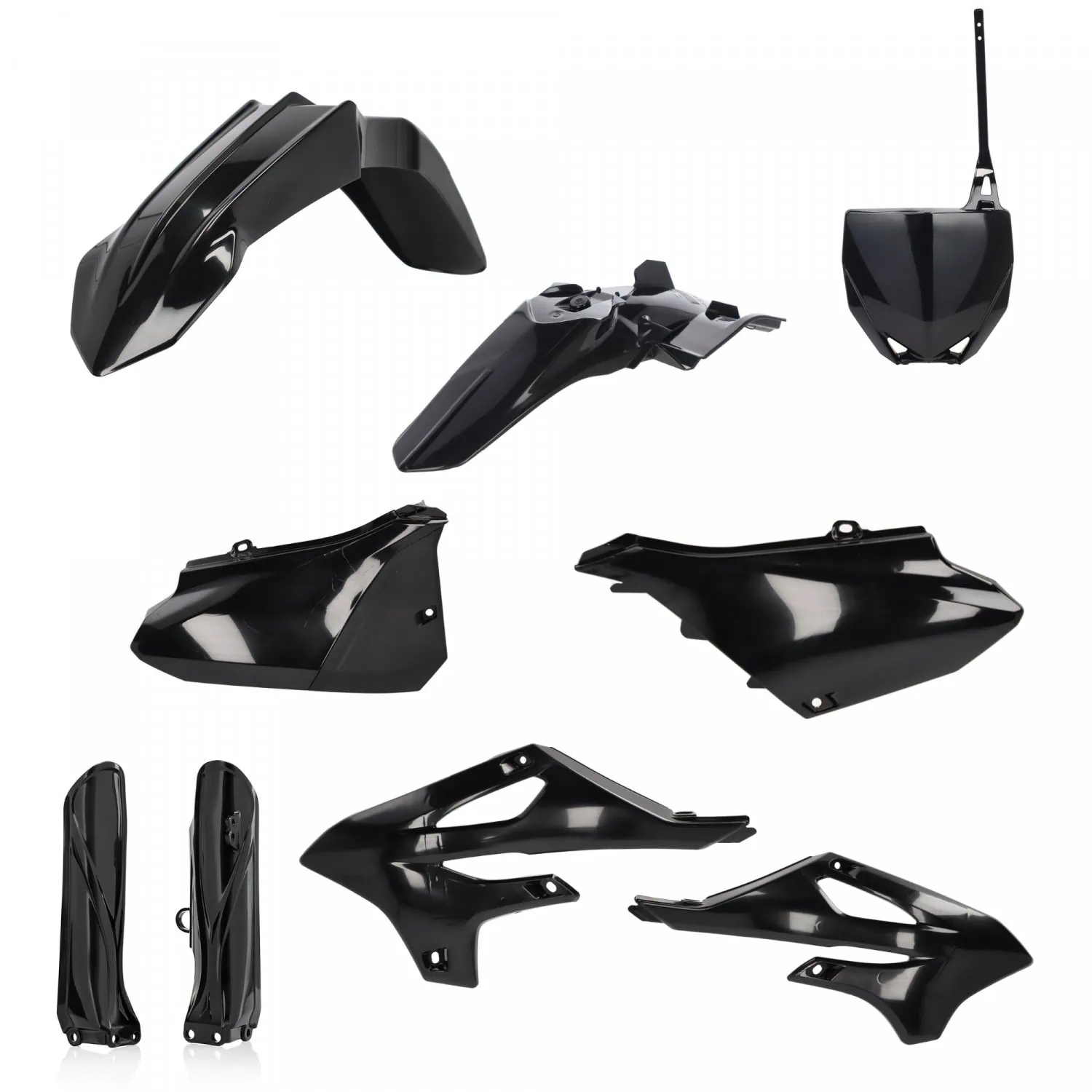 ACERBIS PLASTIC KIT YAMAHA YZ 85 22-25 BLACK | Rival Ink Design Co