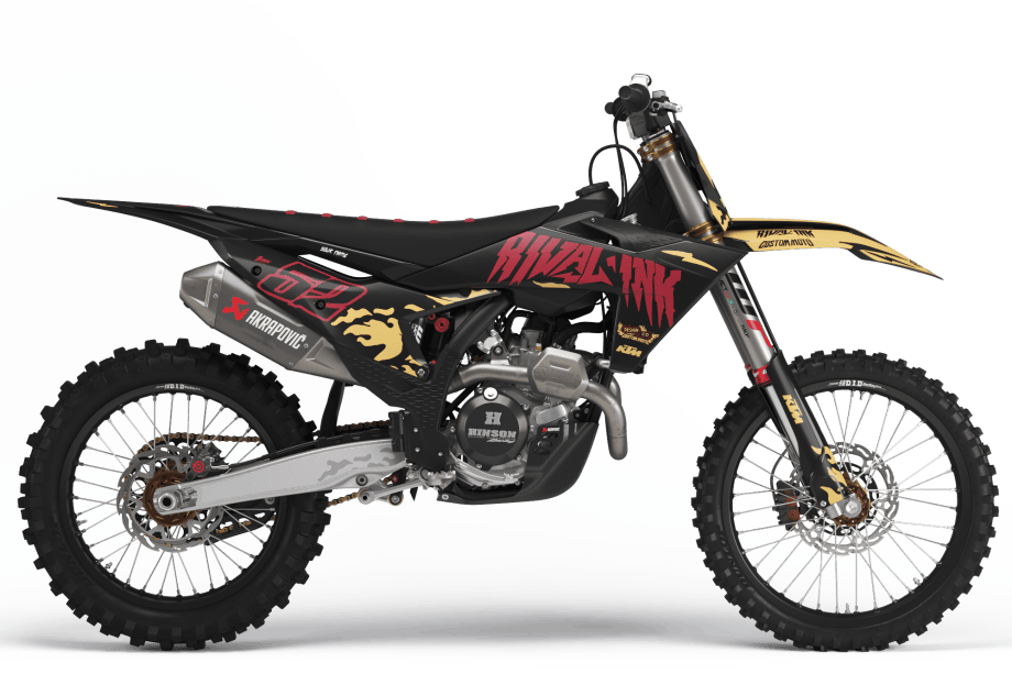 KTM FIRESTORM BEIGE Graphics Kit – Rival Ink Design Co