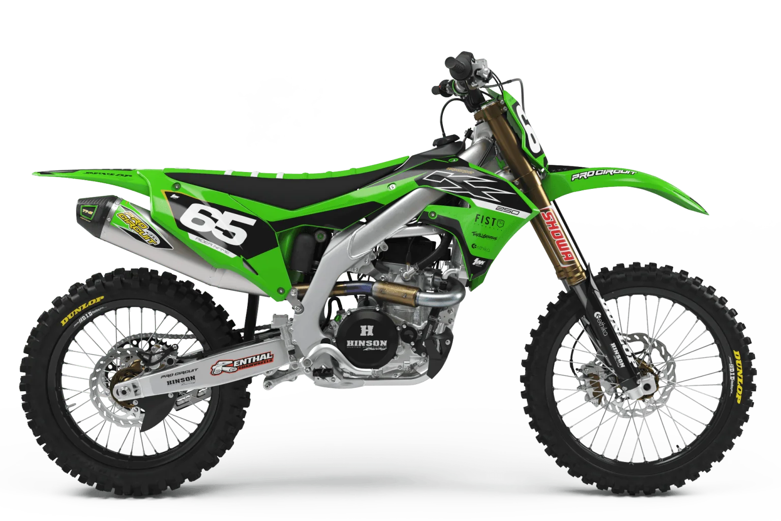 Kawasaki PYTHON Graphics Kit | Rival Ink Design Co