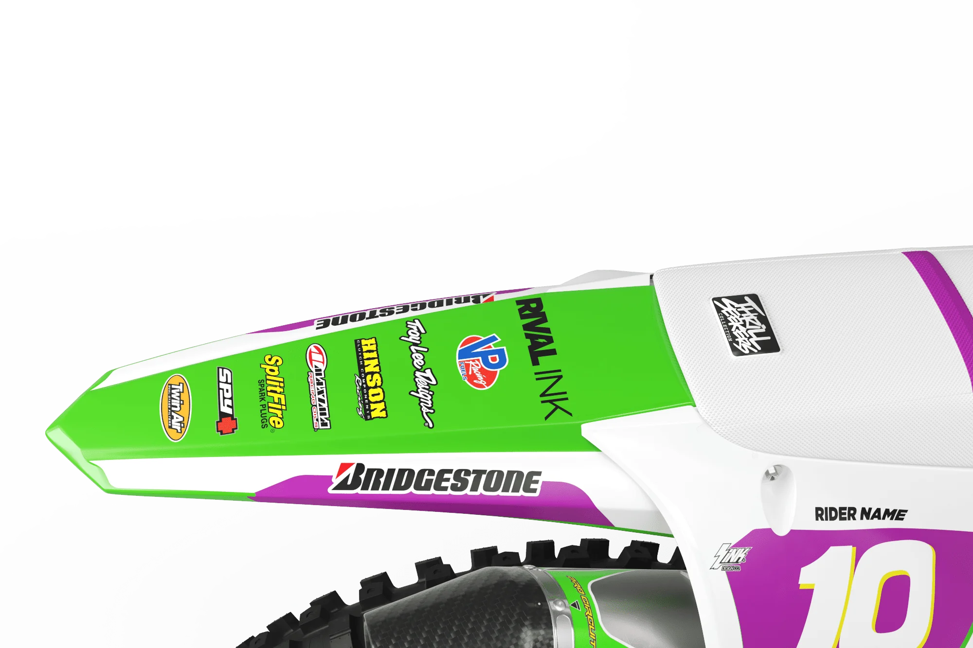 Kawasaki RETRO 02 Graphics Kit – Rival Ink Design Co