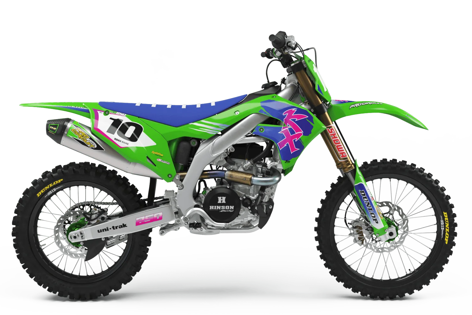 Kawasaki RETRO 92 Graphics Kit | Rival Ink Design Co
