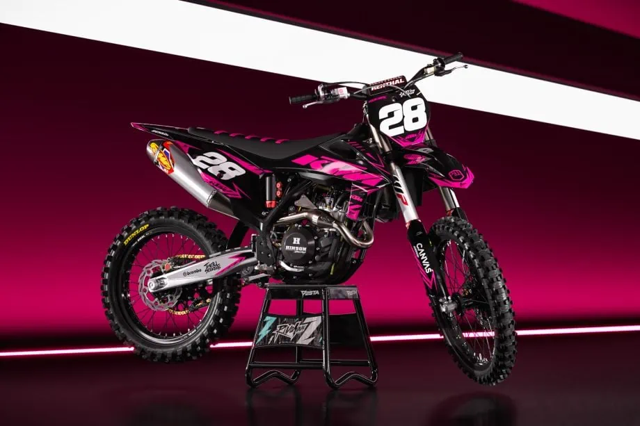 KTM HIGHLIGHTER PINK Graphics Kit | Rival Ink Design Co