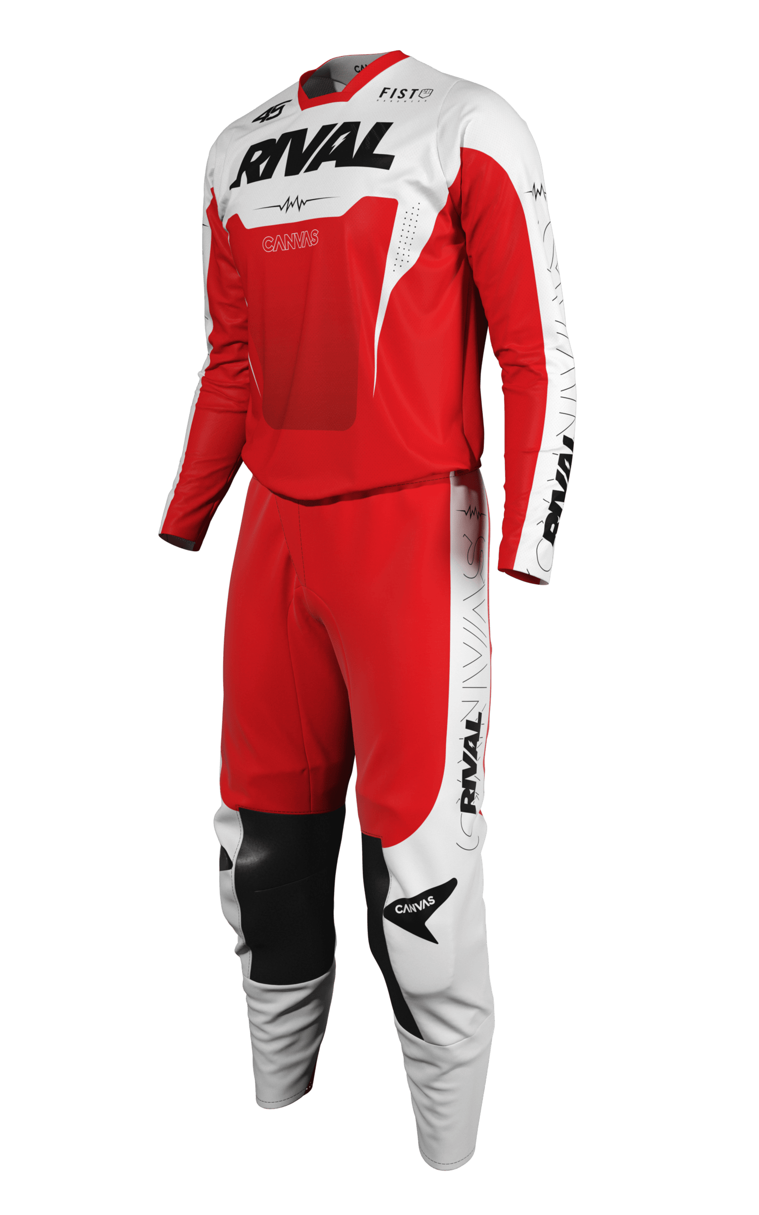 Rival Ink Custom MX Gear - Pulse Red | Rival Ink Design Co