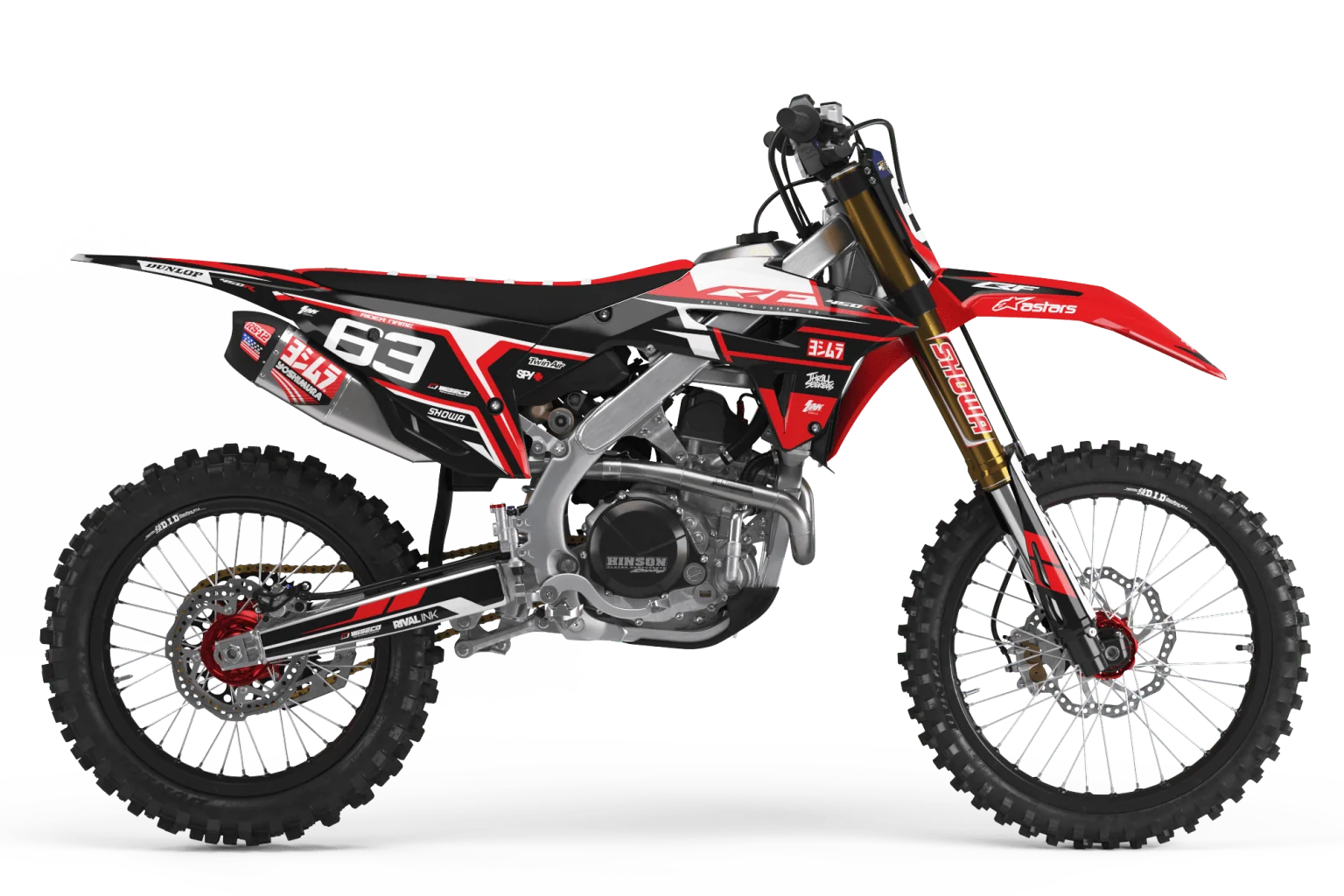 Honda Graphics Kits - Custom-Designed Honda Graphics Online