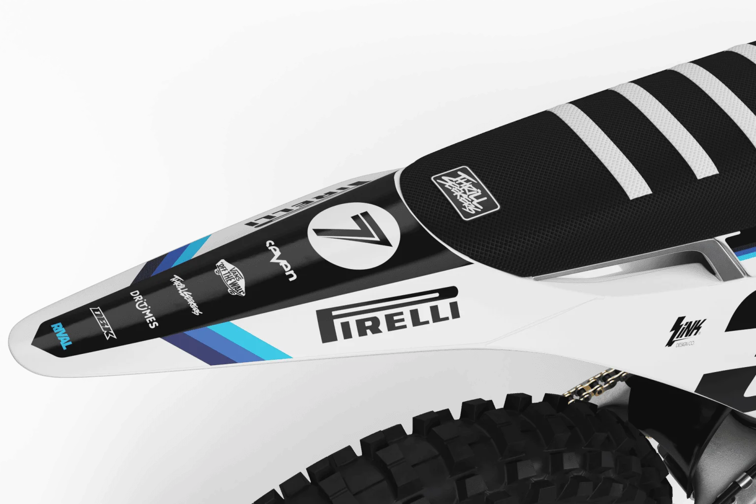 Stark Varg SPARK BLUE Graphics Kit | Rival Ink Design Co