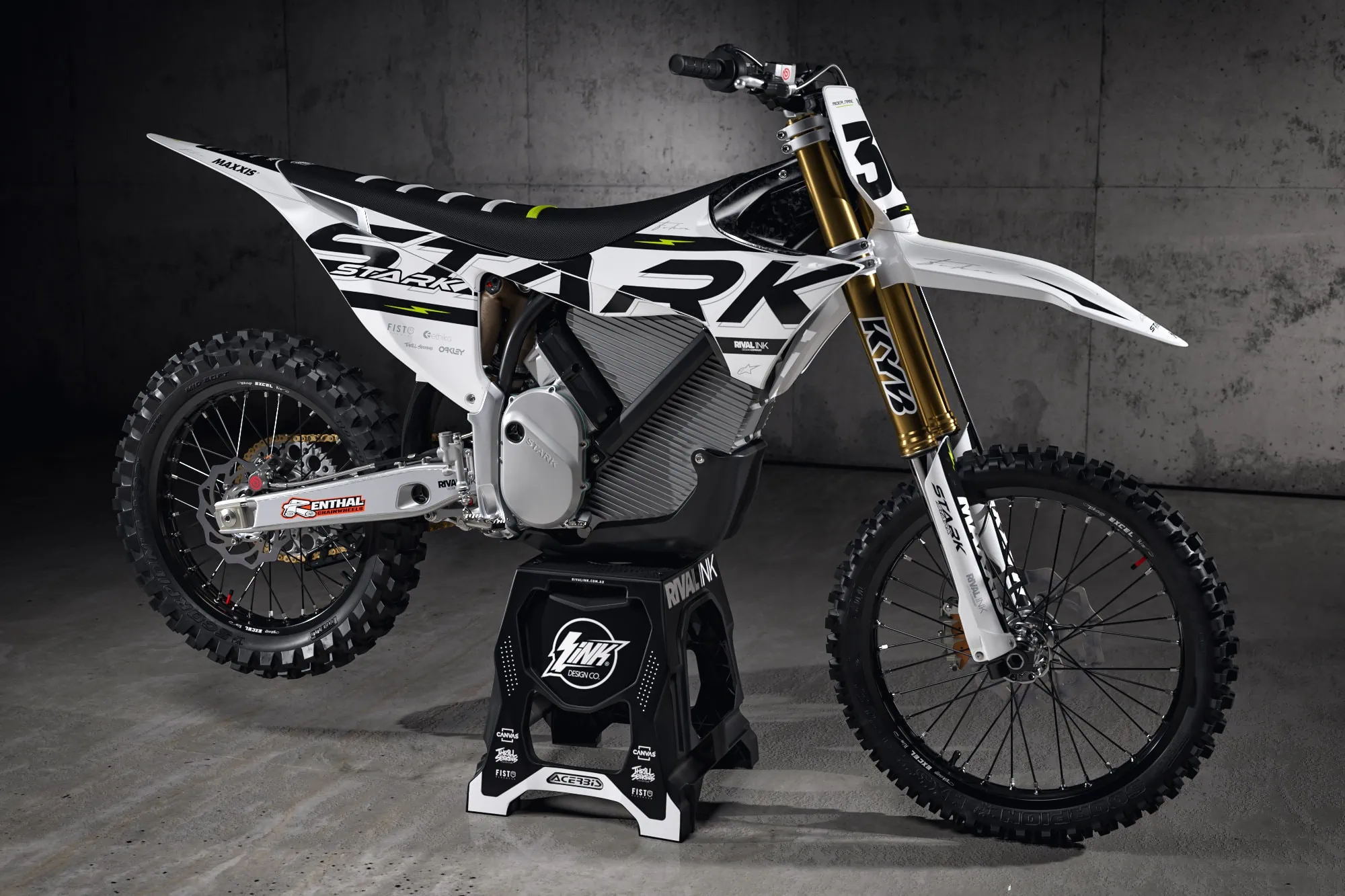 Stark Varg VOLT WHITE Graphics Kit – Rival Ink Design Co