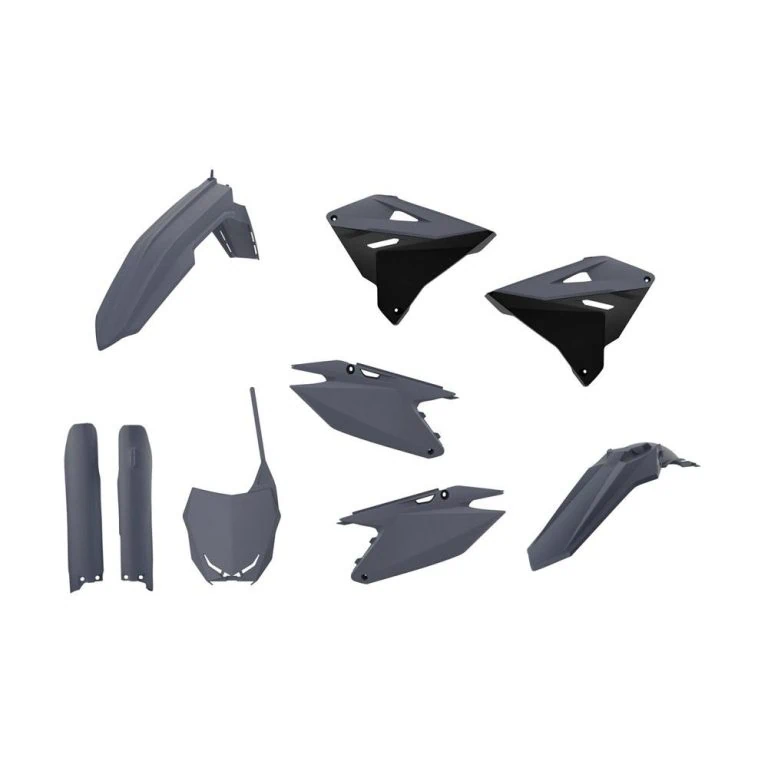 POLISPORT MX KIT - RESTYLE - SUZUKI RM125/250 01-08 - NARDO GREY ...