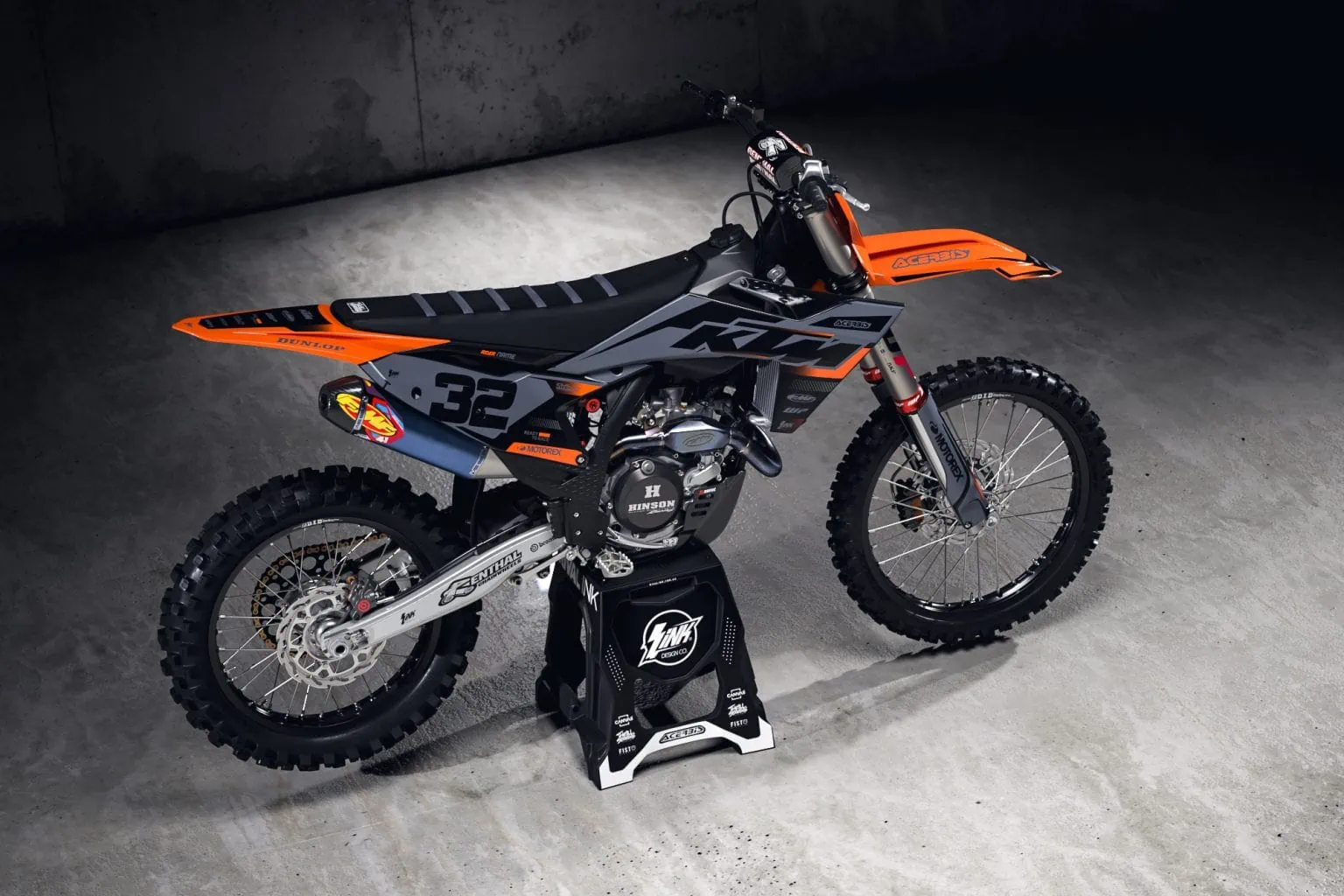 KTM MAIN EVENT GREY Graphics Kit | Rival Ink Design Co