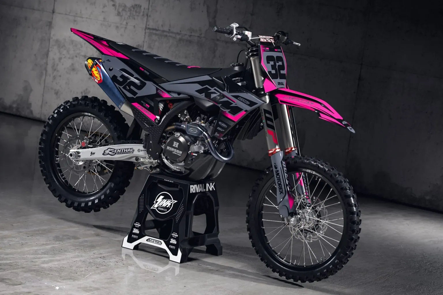 KTM MAIN EVENT PINK Graphics Kit | Rival Ink Design Co