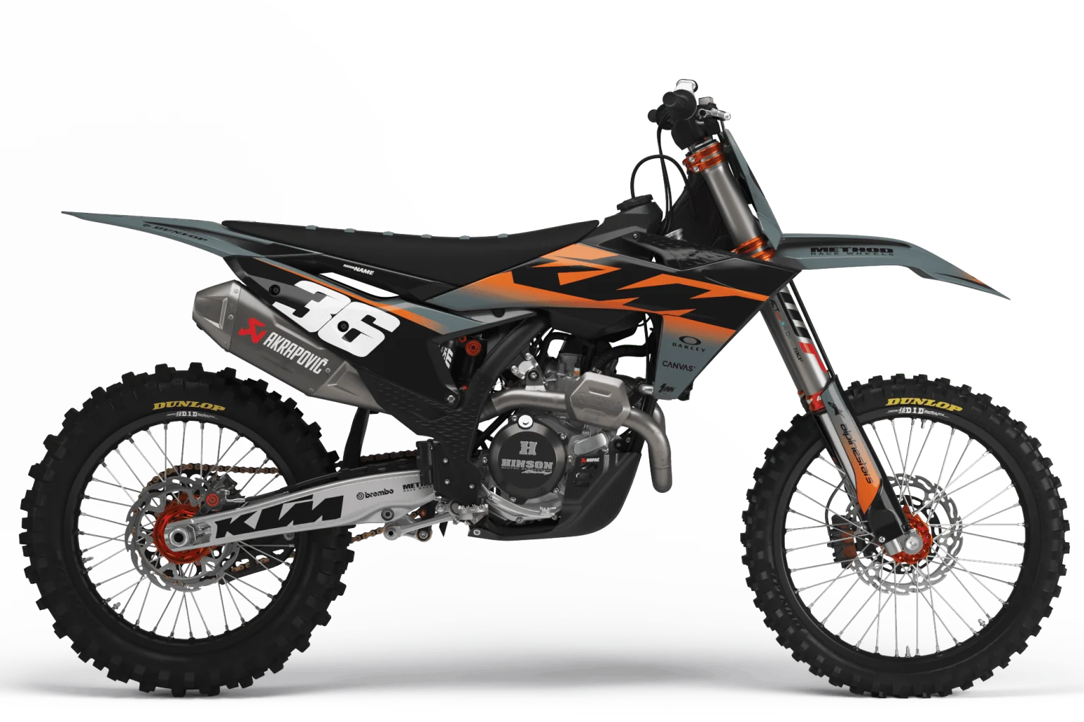 KTM VITAL GREY Graphics Kit | Rival Ink Design Co