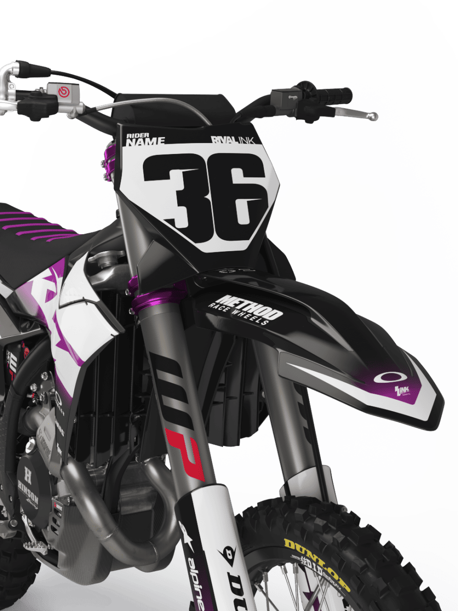 KTM VITAL PURPLE Graphics Kit | Rival Ink Design Co