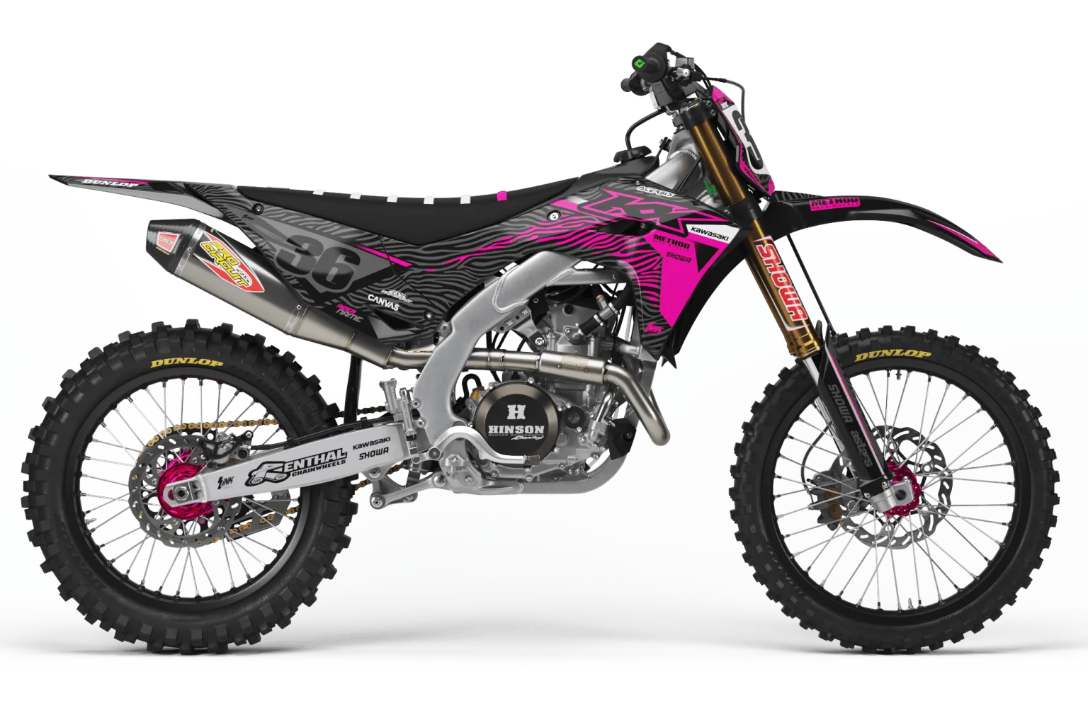 Kawasaki Graphics - Custom Kawasaki Decals and Graphics Kits