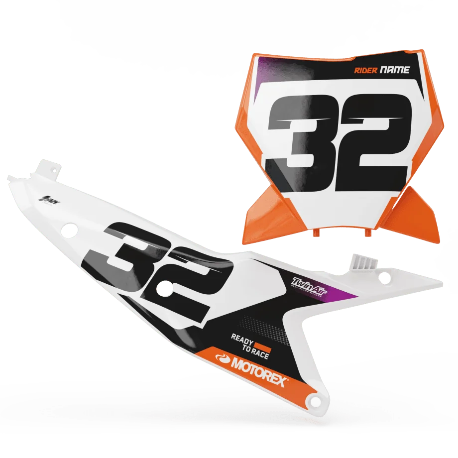 MAIN EVENT Number Board Set - KTM | Rival Ink Design Co