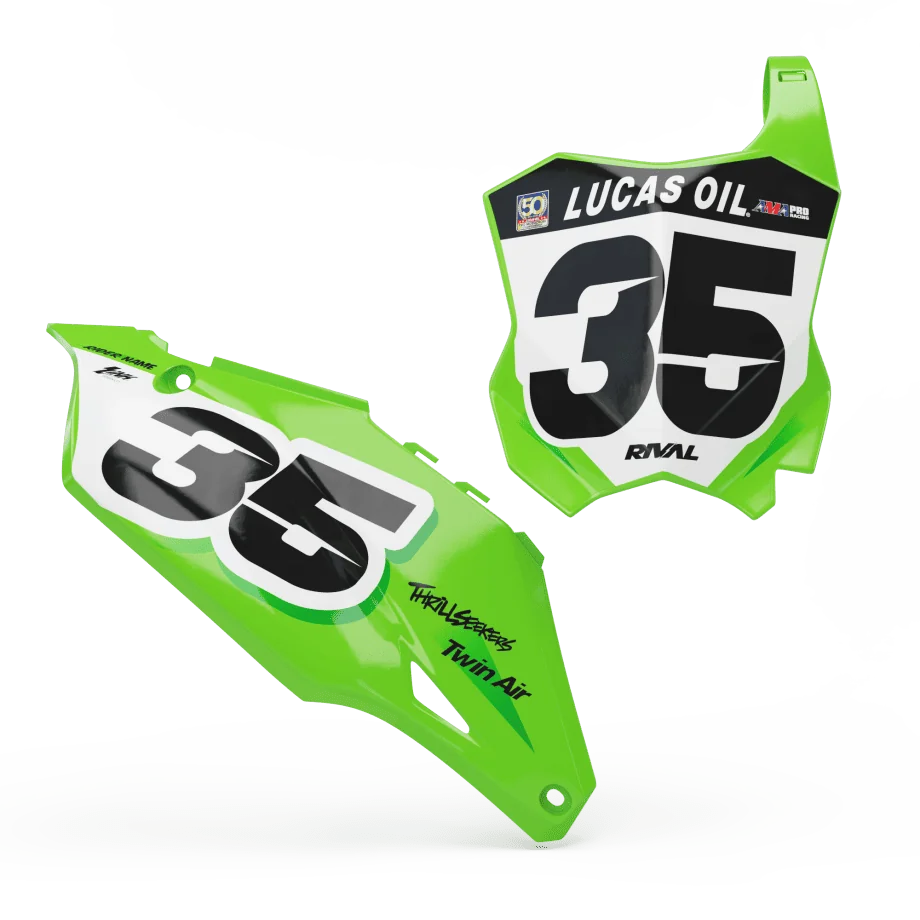 3093 Number Board Set - Kawasaki | Rival Ink Design Co