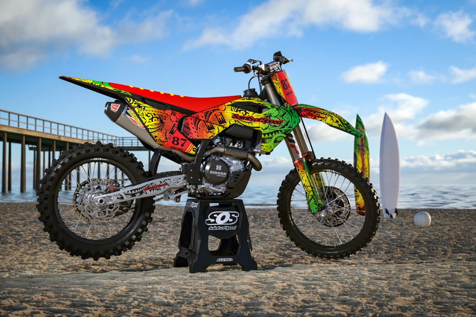 Saints of Speed RASTA Graphics Kit | Rival Ink Design Co