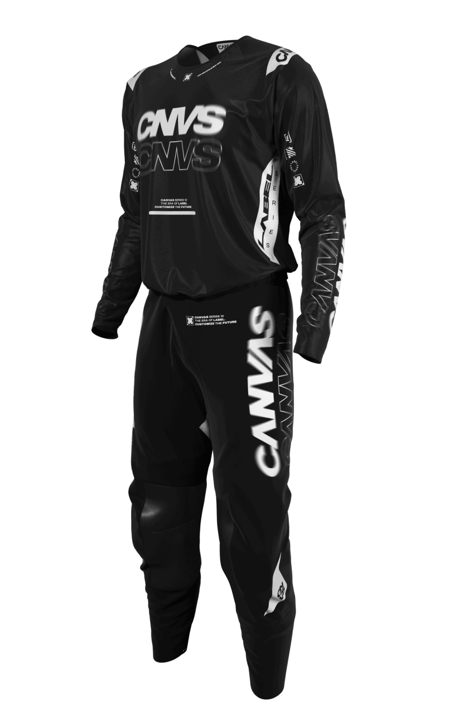 Label Series 10 Custom MX Gear - Black | Rival Ink Design Co