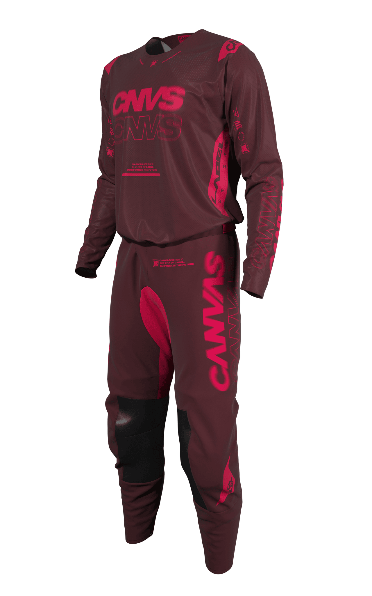 Label Series 10 Custom MX Gear - Cranberry | Rival Ink Design Co