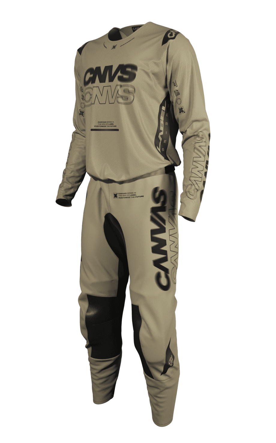 Label Series 10 Custom MX Gear - Tan | Rival Ink Design Co