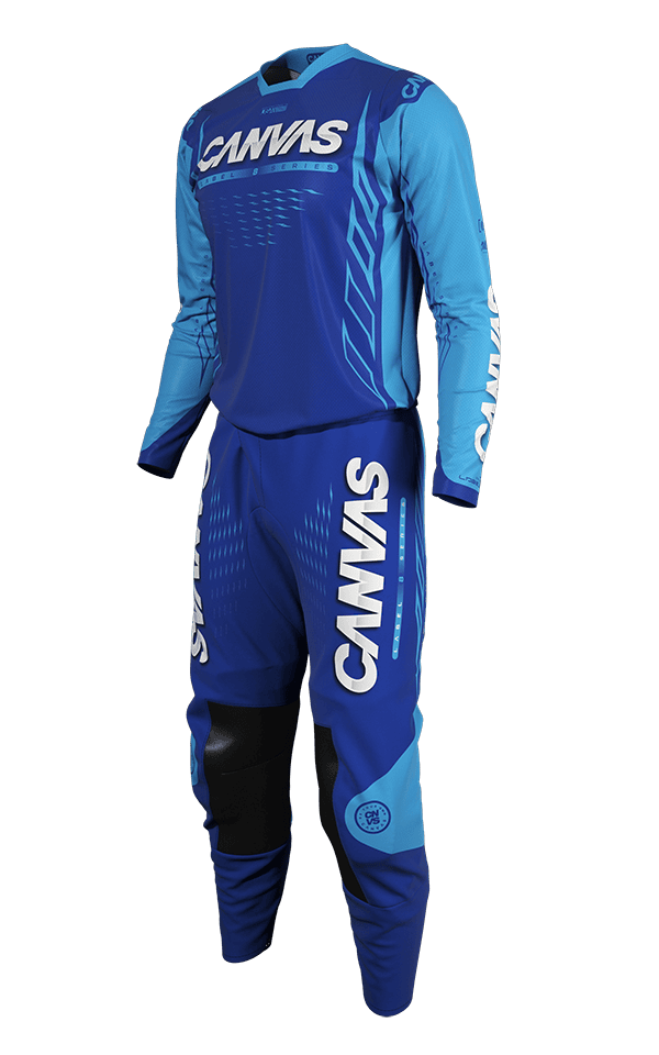 Label Series 8 Custom MX Gear - Sky Blue | Rival Ink Design Co