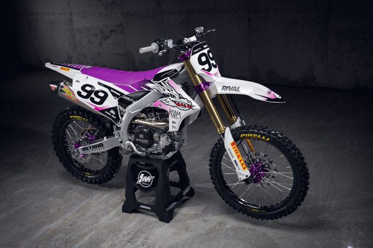PRUTTI YOT WHITE Graphics Kit (All Bikes) | Rival Ink Design Co