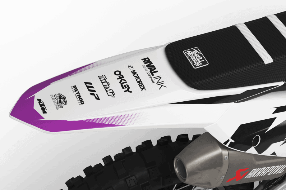 KTM CRYPTIC PURPLE Graphics Kit | Rival Ink Design Co