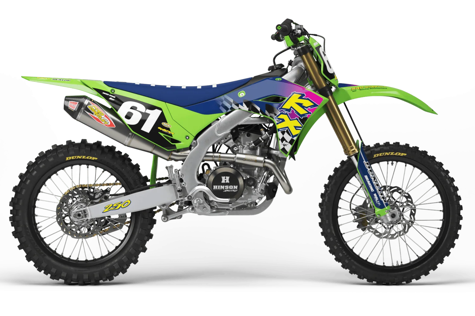 Kawasaki Graphics - Custom Kawasaki Decals and Graphics Kits