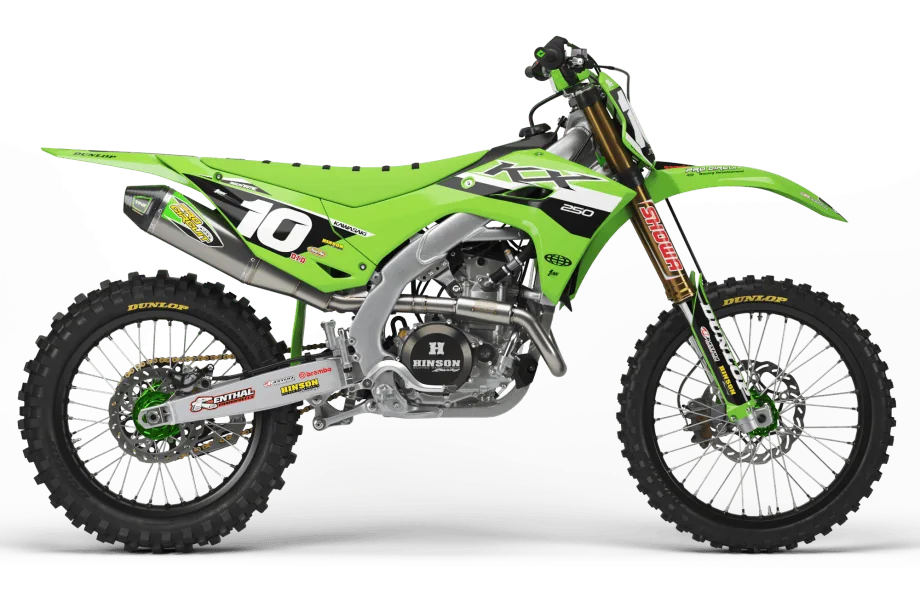 Kawasaki Graphics - Custom Kawasaki Decals and Graphics Kits