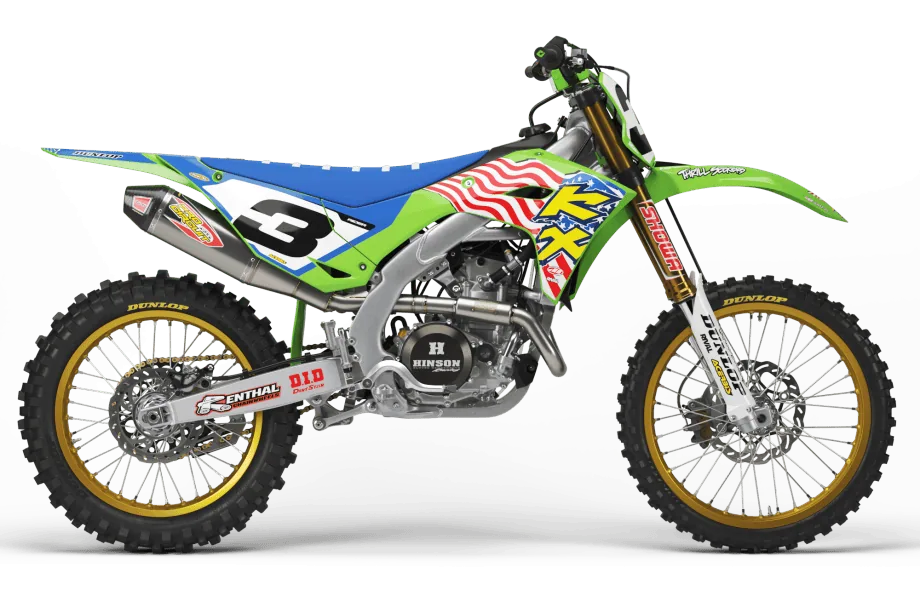 Kawasaki Graphics - Custom Kawasaki Decals and Graphics Kits